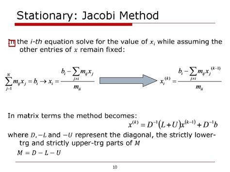 Cse 291 Numerical Methods Matrix Computations Iterative Methods