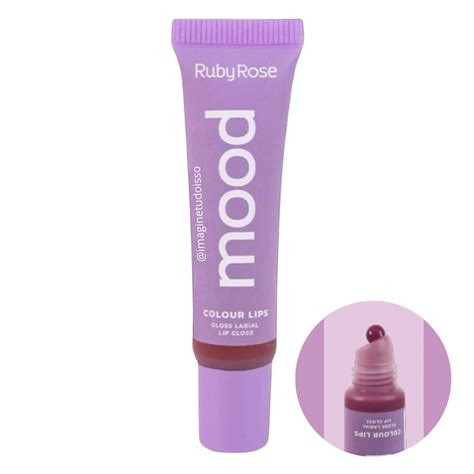 Lip Gloss Colour Lips Mood Cor Modern Ruby Rose Imagine Tudo Isso