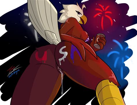 Rule 34 Accipitrid Accipitriform American Eagle Anthro Avian Bikini