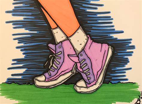 Tennis Shoes Drawing