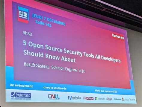 open source experience 2023 récap