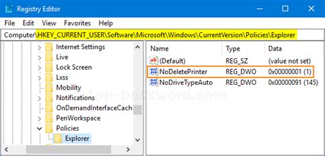 how to prevent users from removing printers in windows 10 8 7