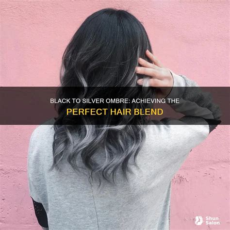 Black To Silver Ombre Achieving The Perfect Hair Blend Shunsalon