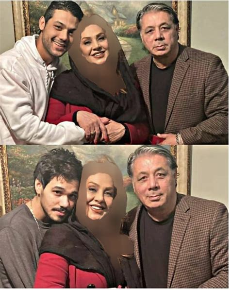 جنجال عکس نسرین مقانلو در آمریکا خنده های خانم بازیگر بین دو مرد