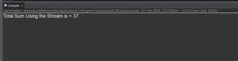 How To Sum The Numbers With Java Streams