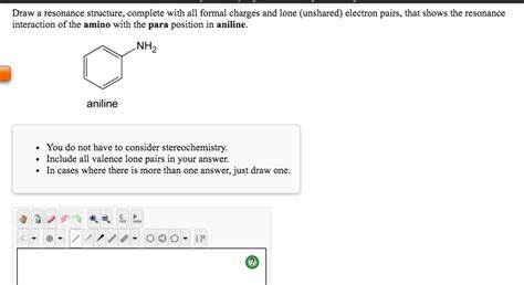 Solved Draw A Resonance Structure Complete With All Formal