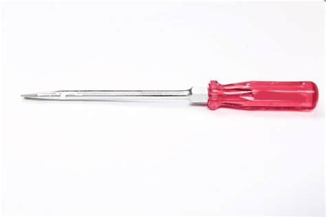 Premium Photo Screwdriver With A Plastic Handle