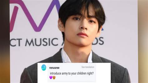 Bts V Aka Tae Becomes ‘dad Army Asks To Introduce Them To His