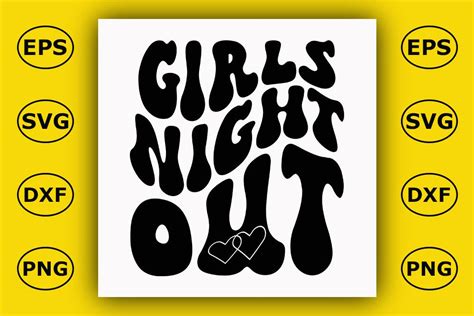 Retro Wedding Design Girls Night Out Graphic By Graphics Store