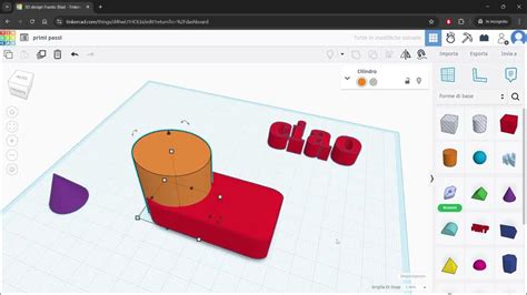 Tinkercad Tutorial Essenziale Modellazione 3d Youtube