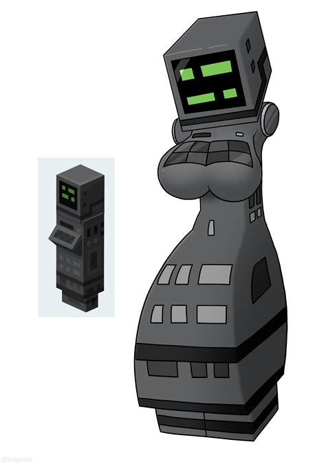 Minecraft Npc Machine Skin By Zeganos On Newgrounds