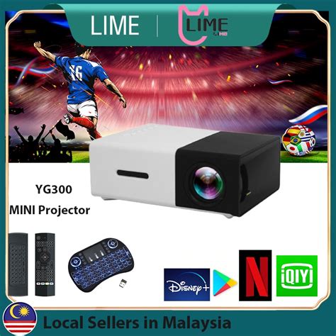 YG Portable Mini Projector Support Laptop Phone Stick Movie Projecter K HD Home Projektor