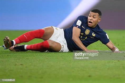 Frances Forward Kylian Mbappe Reacts After He Fell On The Pitch News Photo Getty Images