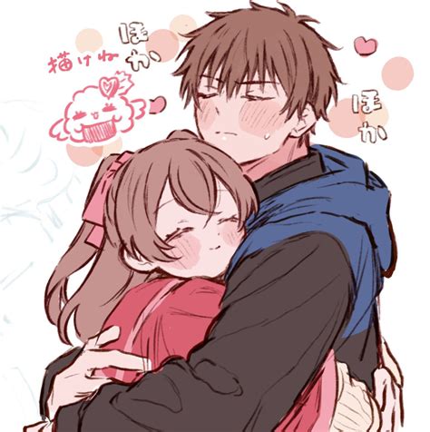 Safebooru 1boy 1girl Blush Bow Closed Eyes Closed Mouth Couple