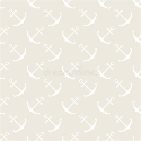 Nautical Seamless Pattern With Ship Wheels And Anchors Stock Vector Illustration Of Anchor