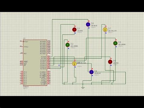 Embedded C Programming Port Blinking Alternative Leds Blinking Leds Rotate YouTube