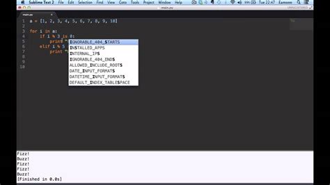 Python 272 Programming Tutorial 21 Fizzbuzz Youtube