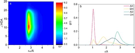 A The Two Dimensional Distribution Function P R Ad ∠hda B The