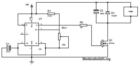 Explain A Simple Dc Motor Control Circuit Diagram Pulse Mod