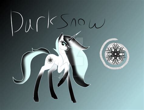Mlp Oc Dark Snow Update 0 By Nightfoxgangsters On Deviantart