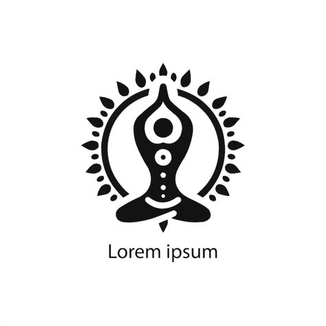 Premium Vector A Yoga Logo Design