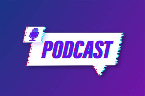 팟캐스트 결함 아이콘 배지 아이콘 스탬프 로고 벡터 스톡 일러스트레이션입니다 개념에 대한 스톡 벡터 아트 및 기타 이미지 개념 공연 날씨 Istock