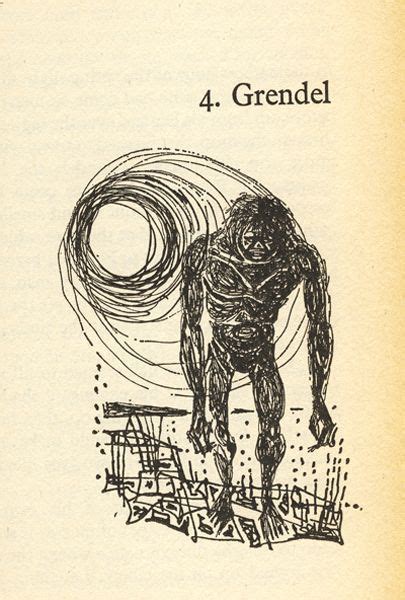 Grendel By Charles Keeping From Beowulf By Rosemary Sutcliff 1961