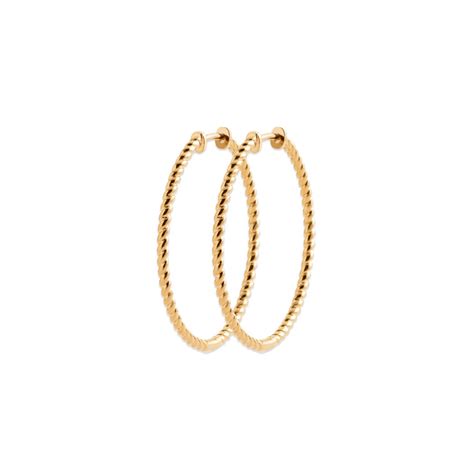 Boucles Doreilles Créoles Torsadées Tiphaine Bijoux Privés Discovery