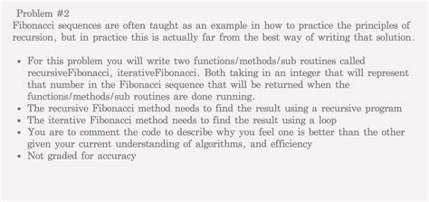 Solved Also I Want To Know How To Call The Fibonacci Chegg
