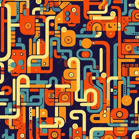 Premium Photo Futuristic Abstract Energetic Geometric Shapes Background