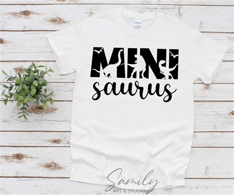 Mini Saurus Svg T Rex Dinosaur Svg Mini Svg Dinosaur Mini Svg Mini Saurus Cut Files Cut