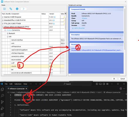 Stm32cubeide Problem With Licenseset In Cmsis Pack Stmicroelectronics Community