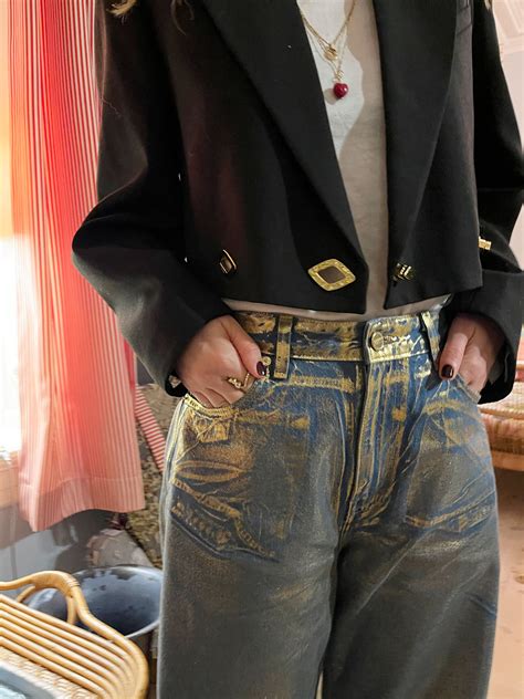 This Is The Scandi Girl Way To Style Jeans For A Party Who What Wear