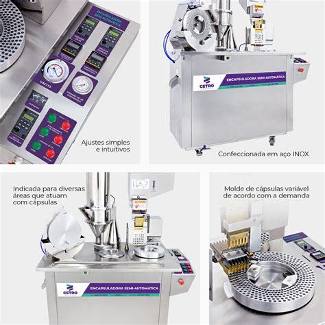 Encapsuladora Semiautomática Horizontal Cscm 417 Ap Cetro