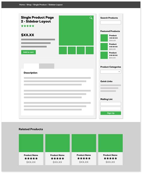 Shop Sidebar Layout WDS Theme Demo
