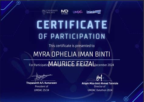 Myra Ophelia Iman B On Linkedin Umdac2024 Datathon Teamawa