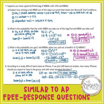 AP Statistics Test Binomial Distributions Geometric Distributions Unit