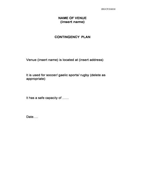 40 Detailed Contingency Plan Examples And Free Templates