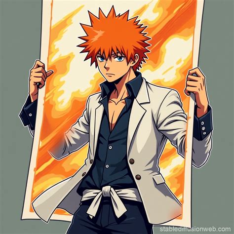 Bleach With Poster Stable Diffusion Online