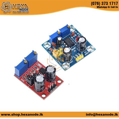NE555 PWM Pulse Frequency Duty Cycle Adjustable Signal Generator Hexa