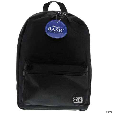 Bazic® Basic Collection Backpack Black 16 Qty 3 Oriental Trading