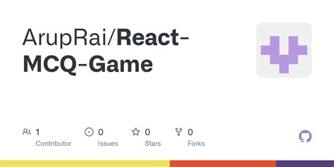 Github Arupraireact Mcq Game