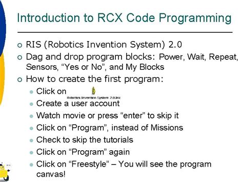 Introduction To Lego Rcx Robotics And Robot Sumo