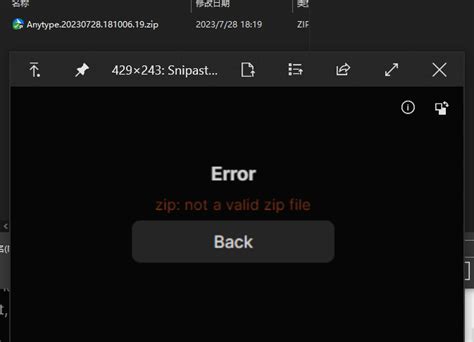 unable to import backup file bug cemetary anytype community