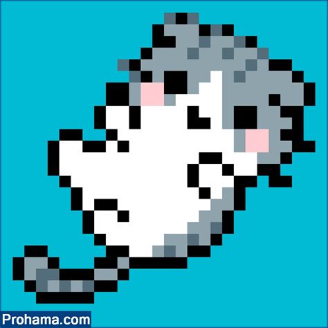Cute Cat Pixel Art Easy Pixel Art Grid