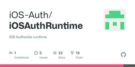 Github Ios Auth Iosauthruntime Ios Authorize Runtime