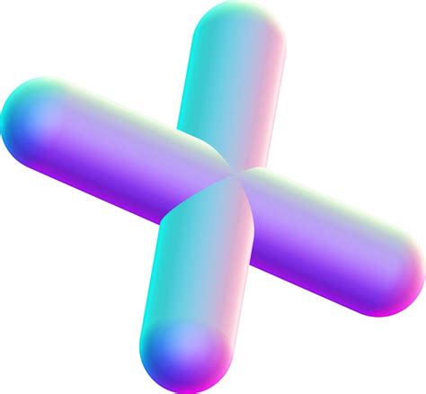 Metal 3d Multiply Sign Premium Ai Generated Vector