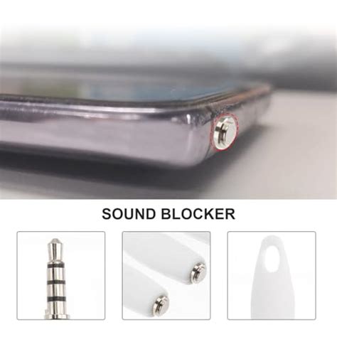 Mikikit 9 Pcs Hacking Phones Blocker Metal Mic Blocks And Tablets Microphone Multi Function On