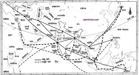 Class 11 Geography Chapter 1 Question Answer In Hindi भारत स्थिति