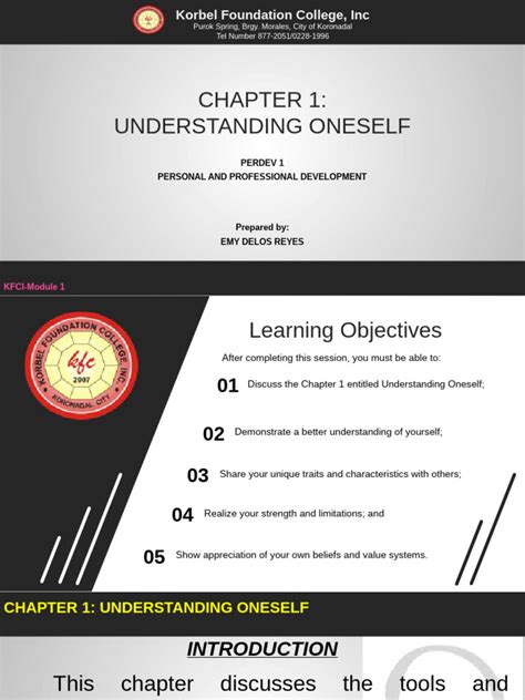 Week 1 Chapter 1 Understanding Onself 1 Pdf